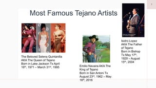Extra Credit Presentation On Tejano Music | PPT