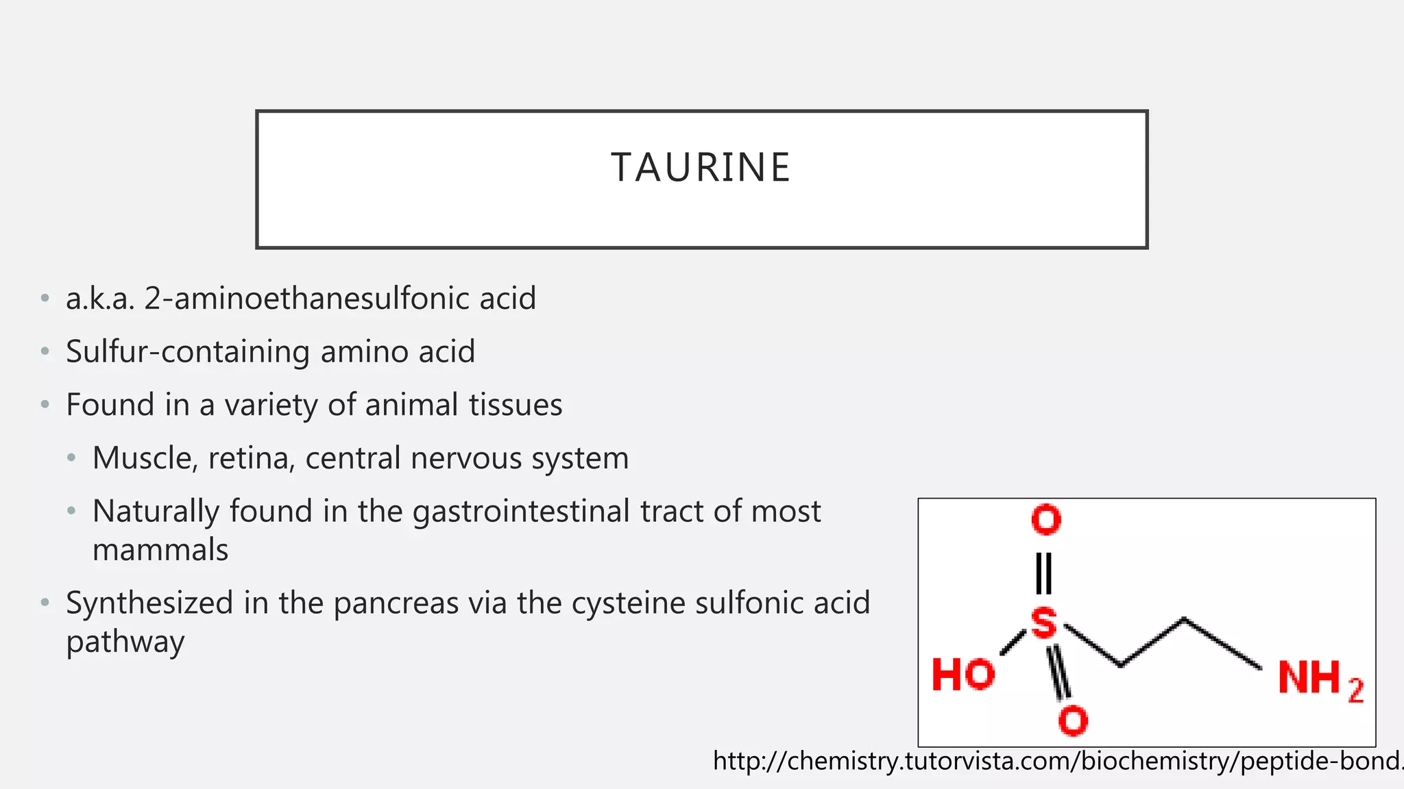 Taurine Deficiency Case Study | PPTX