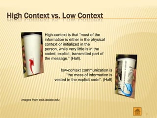 High Context and Low Context | PPTX