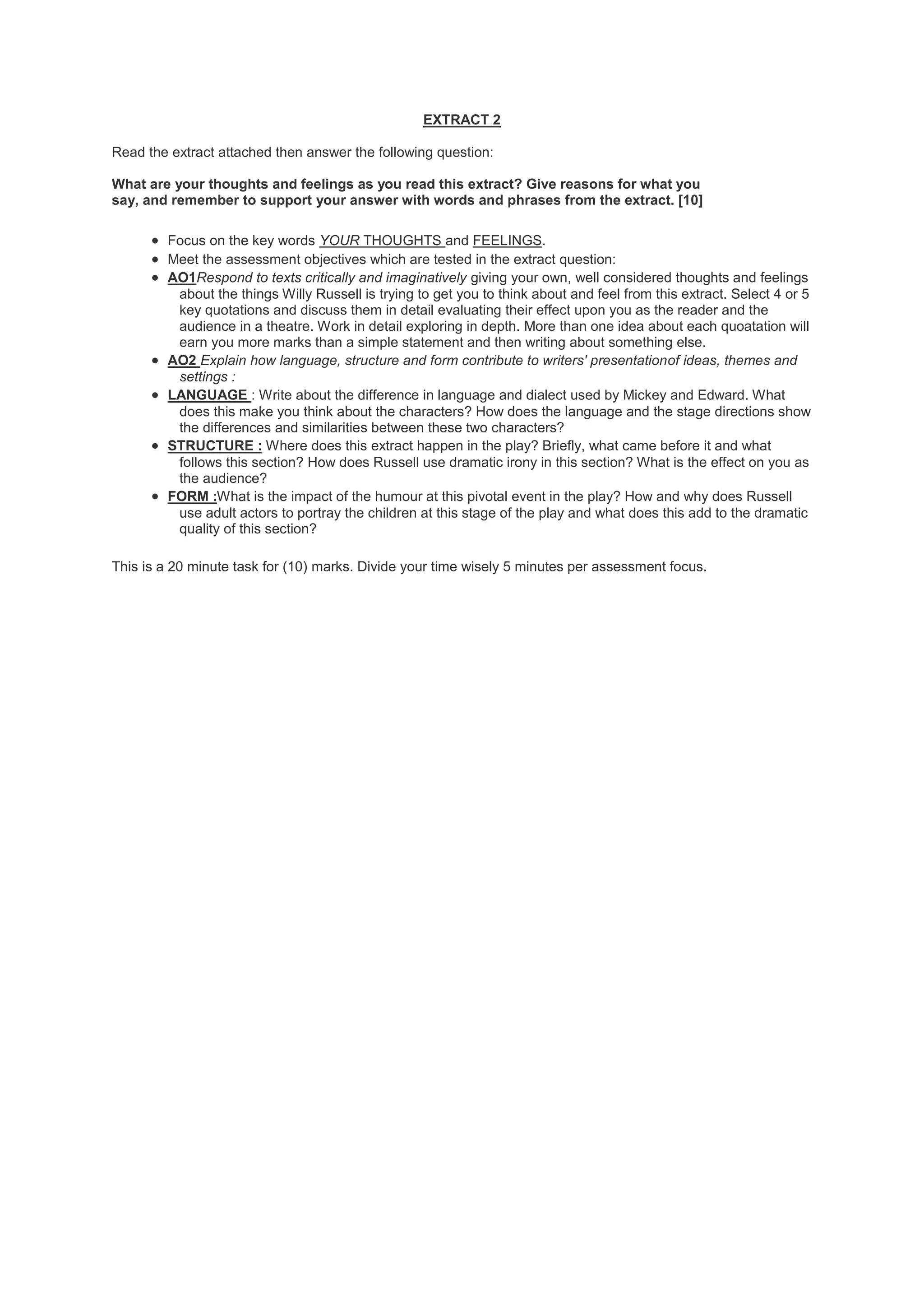 Extract 2 q uestion | DOCX