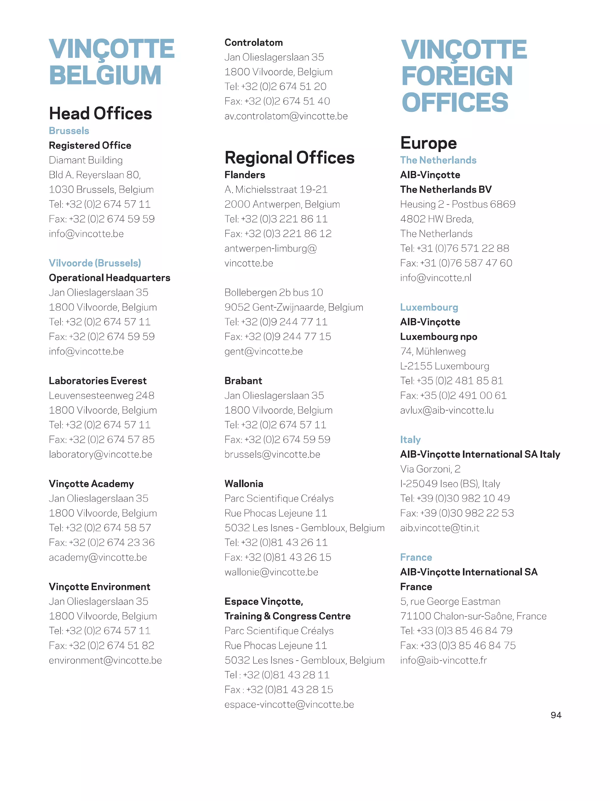 Structure of Aib-Vincotte | PDF