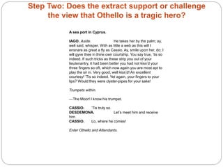 Extract assessment prep and feedback act 2 sc1 | PPTX