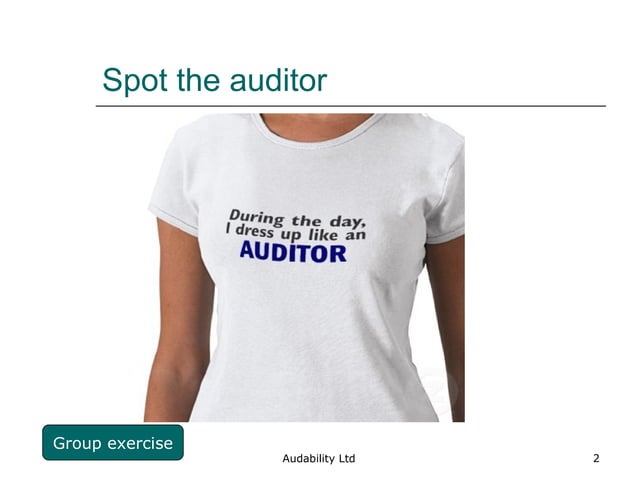 Extract from session 1 introduction to audit | PPT