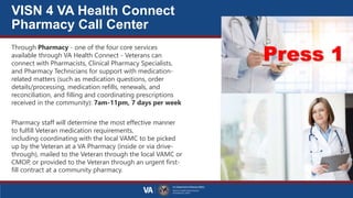 Extract from VISN-4 VA Health Connect Update 14Sep2022 Dir Call.pptx