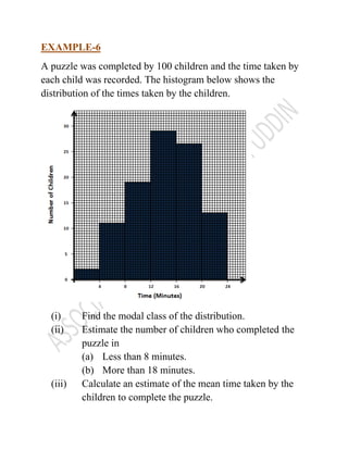 Extract information from histogram | PDF