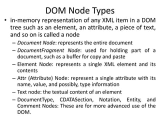 Extracting data from xml | PPTX | Web Design and HTML | Internet
