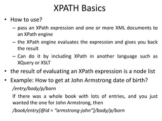 Extracting data from xml | PPTX | Web Design and HTML | Internet