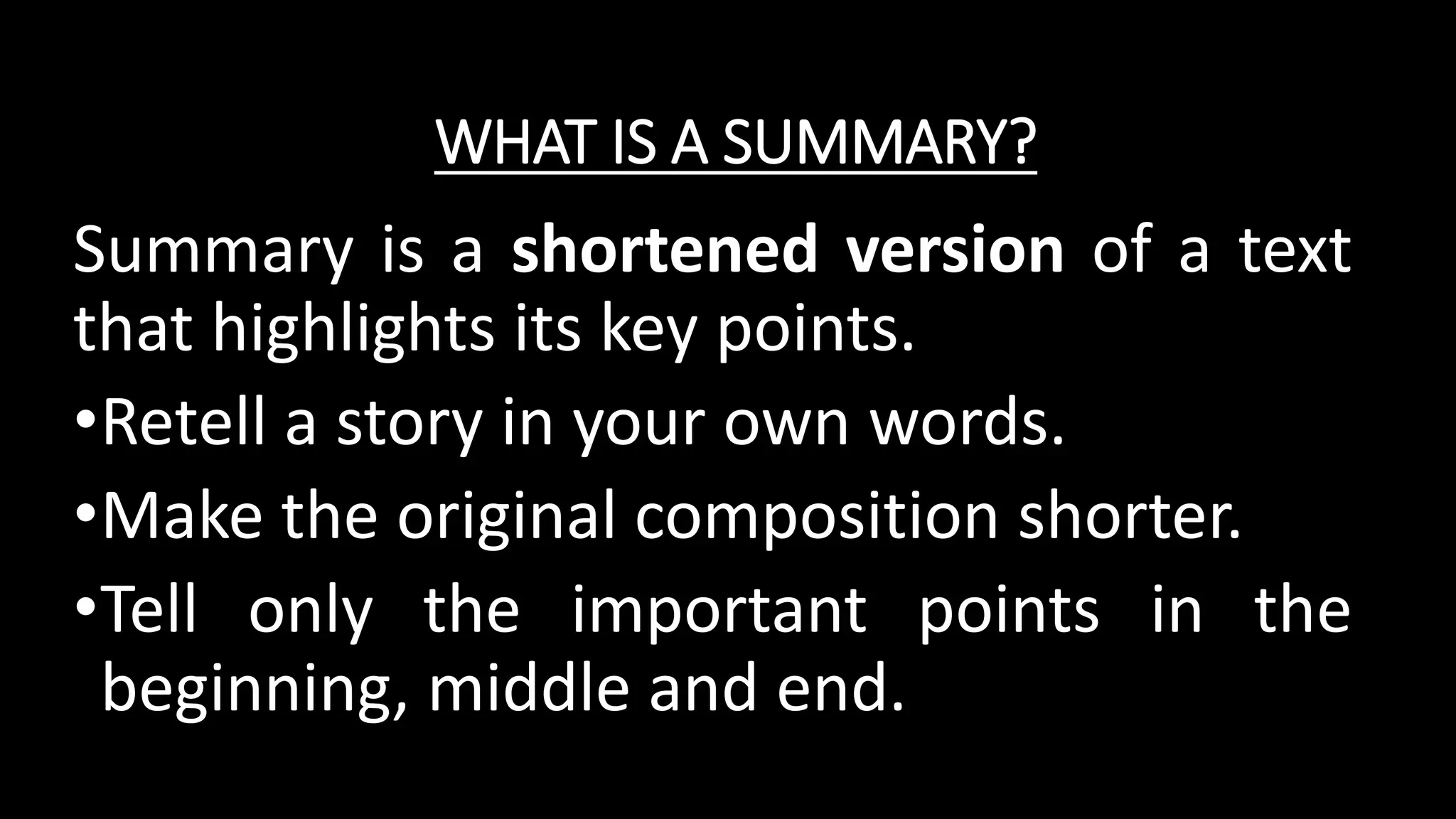 Extracting Information from a Text Using a Summary.pptx