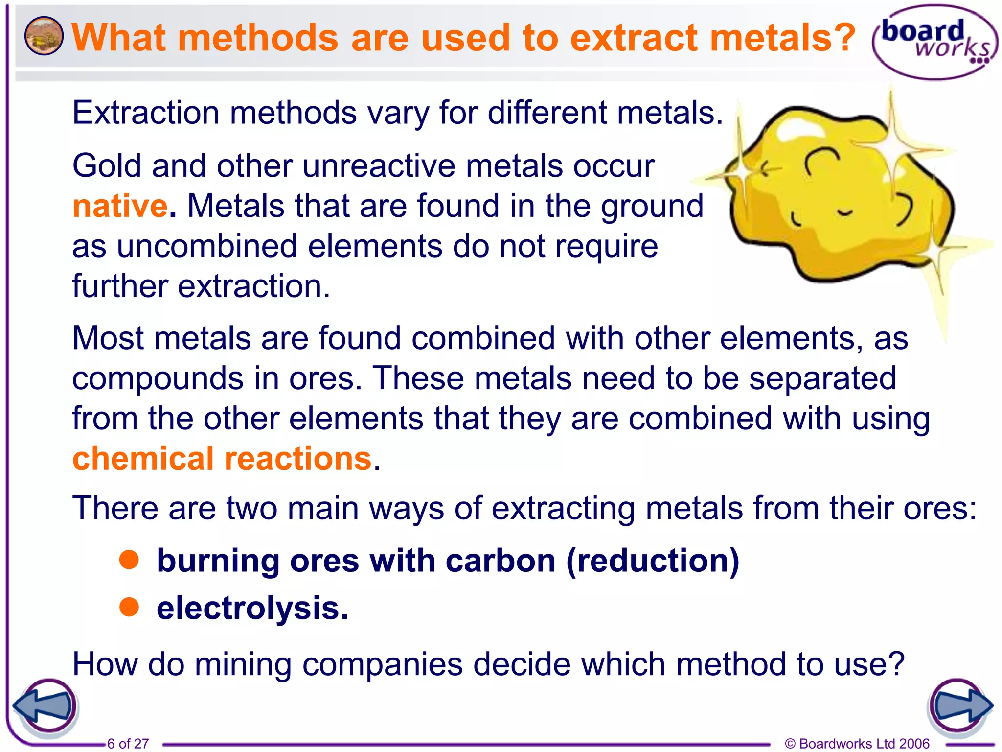 Extracting metals.ppt