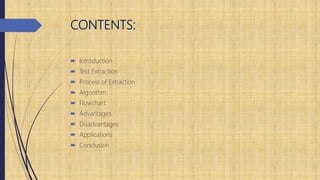 Extracting text form video_using_matlab | PPTX