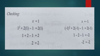 Extracting the root | PPTX