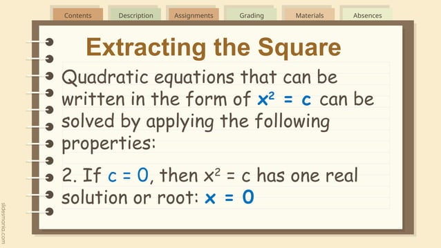 Solving quadratic equation by extracting the square.pptx