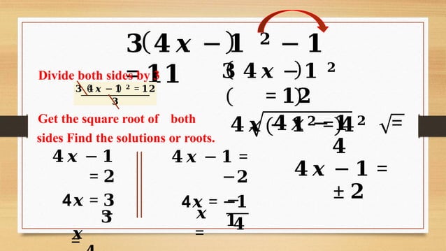 Extracting the square root for grade 9.pptx | Physics | Science