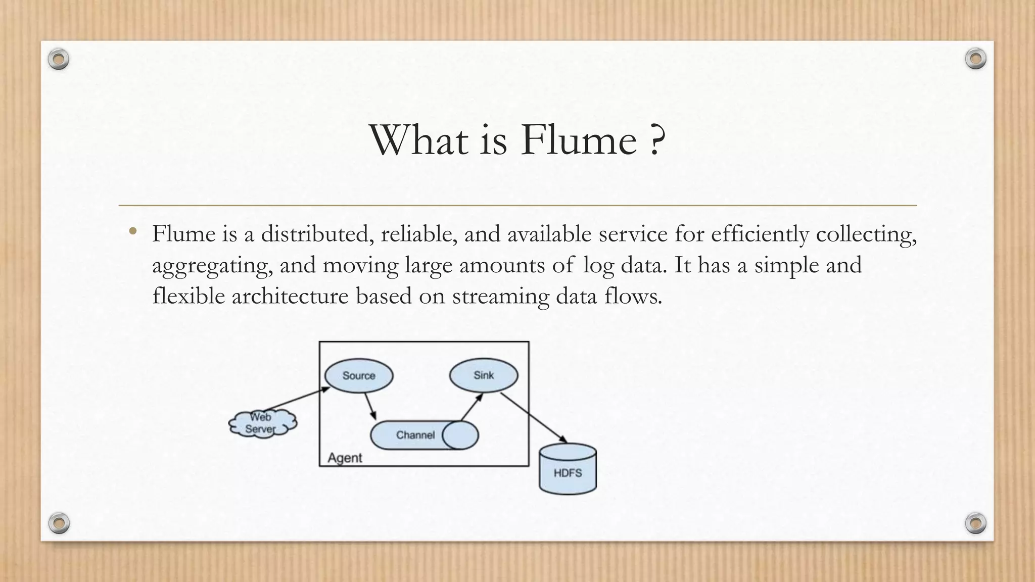 Extracting twitter data using apache flume | PPT