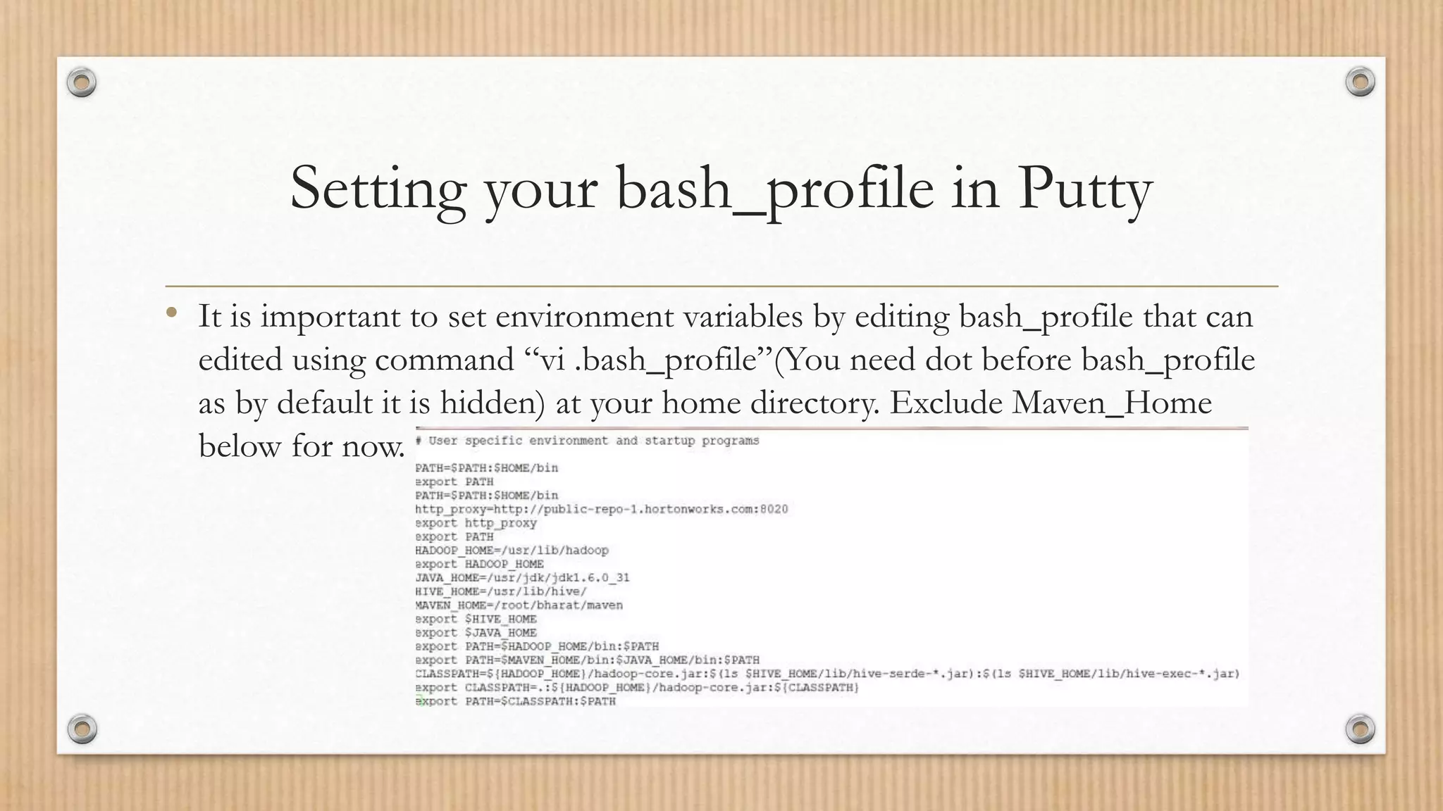 Extracting Twitter Data Using Apache Flume Ppt