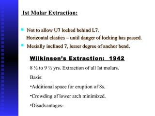 Methods of gaining space -Extraction /certified fixed orthodontic ...