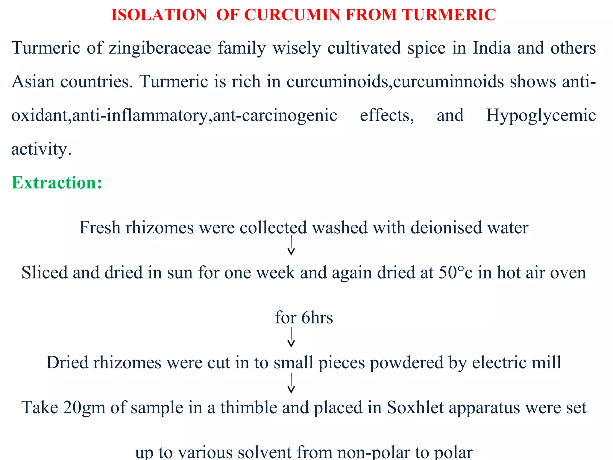 Extraction and identification of phyto-constituents | PPT