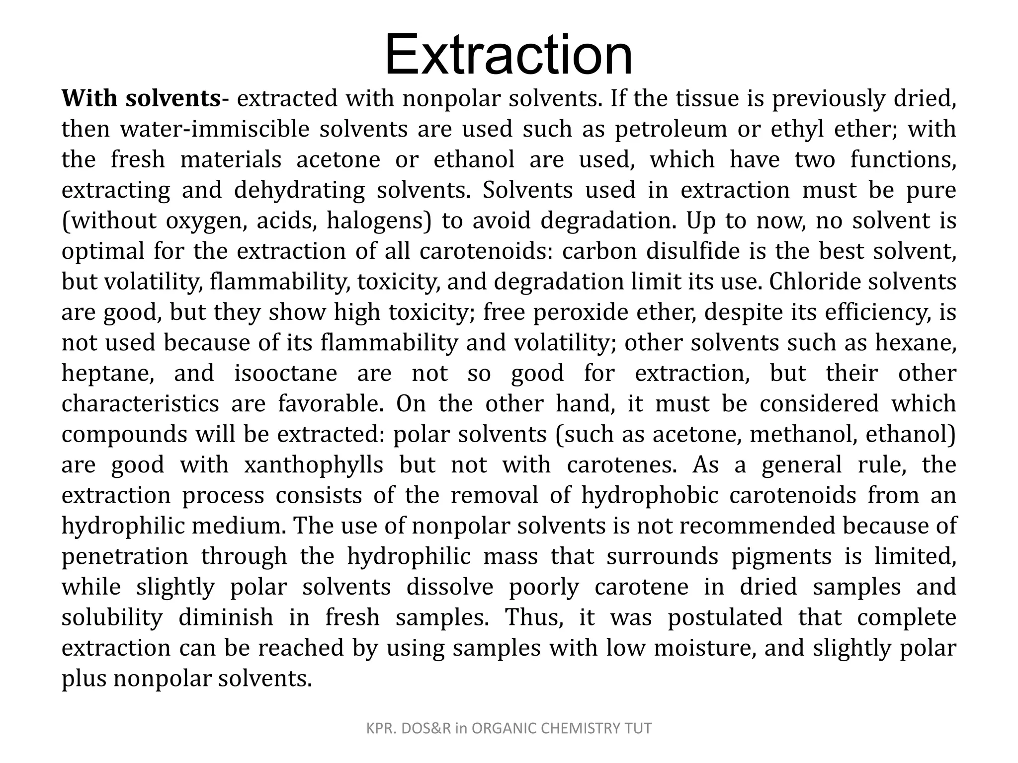 Pigments and Colors:Extraction and Purification | PPTX