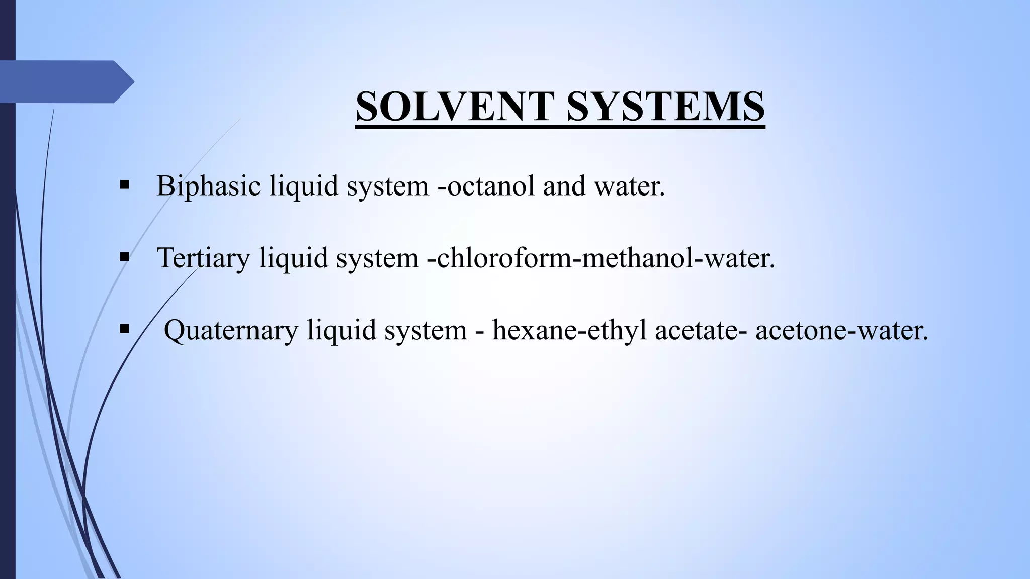 Counter current Extraction Solid phase extraction Gel filtration | PPTX