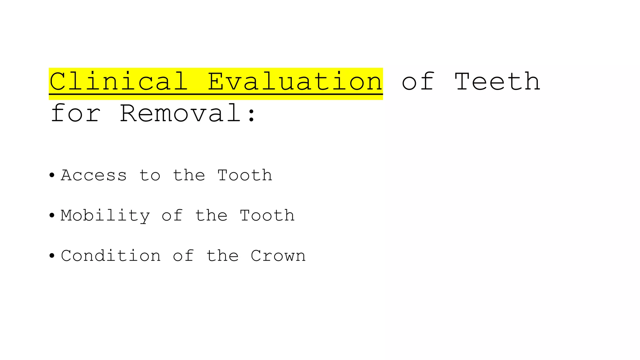 Routine Exodontia - simple extraction | PPT