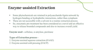 Recent Advances in Extraction | PPTX