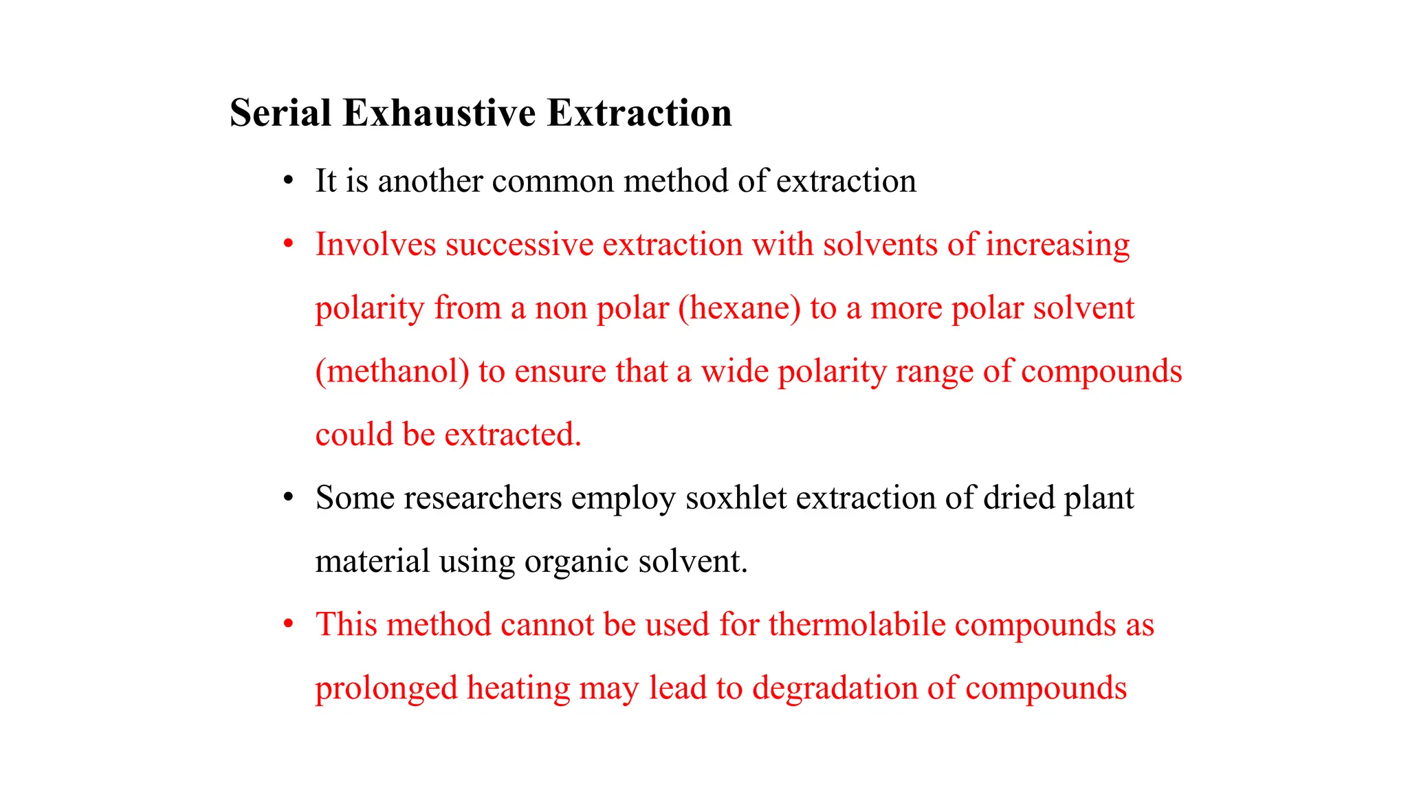 Extraction methods of crude drugs from different sources | PPTX