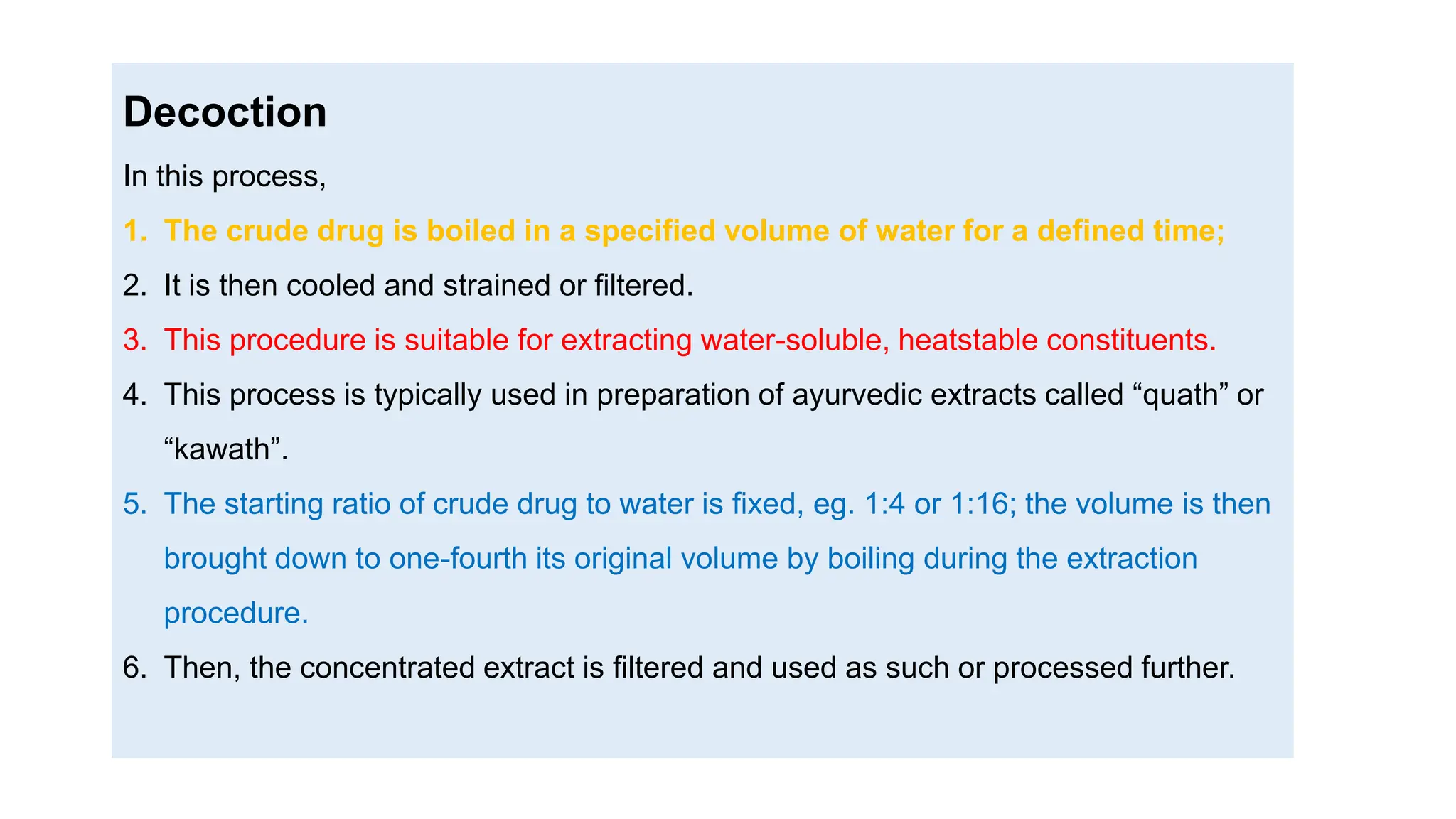 Extraction methods of crude drugs from different sources | PPTX