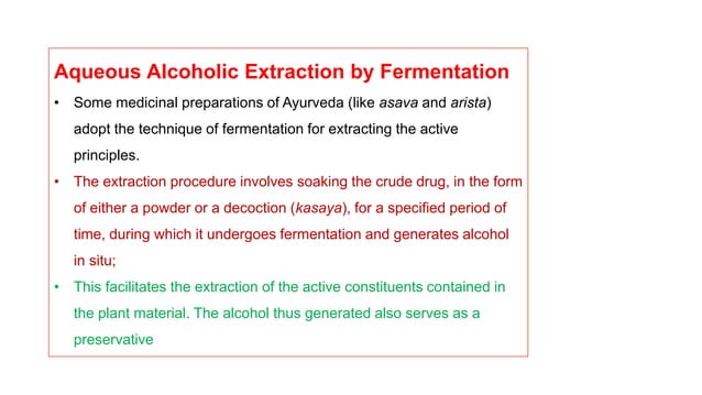 Extraction methods of crude drugs from different sources | PPTX