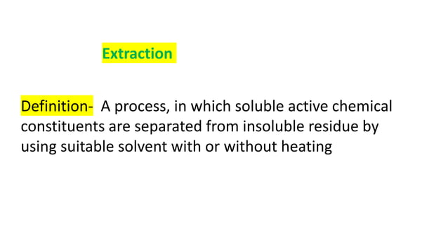 Detail about Extraction, mechanism of extraction part 1.pptx ...
