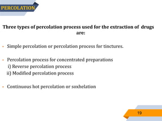 GALENICALS / EXTRACTION PROCEDURES | PPSX