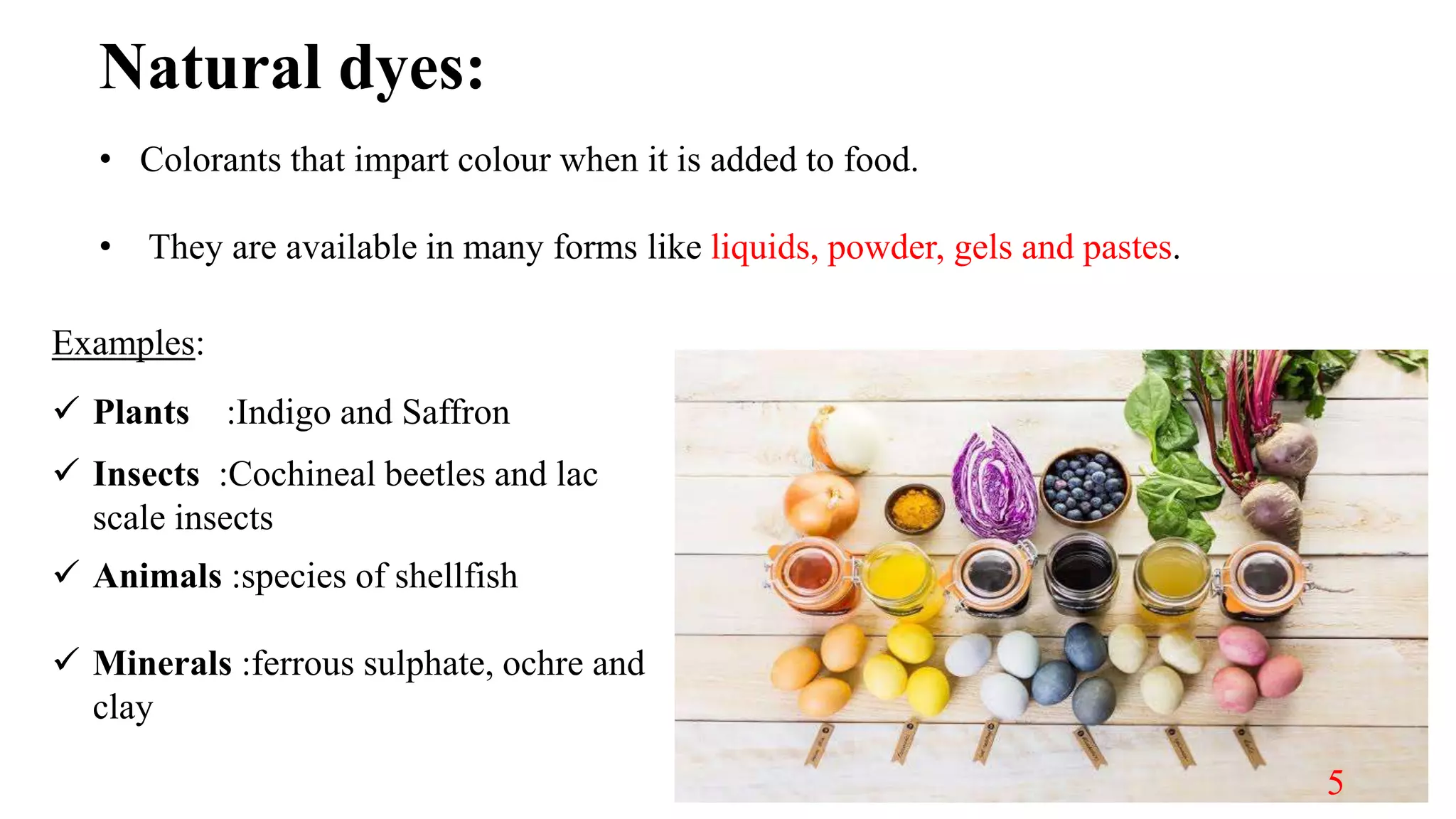 Extraction and analyis of dyes in food case studies | PPTX
