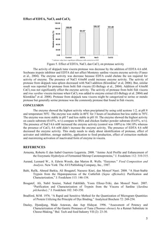 Extraction And Characterization Of Protease From The Viscera Of ...