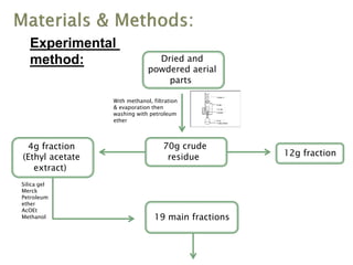 Extraction and determination of chemical structure of flavonoids | PPTX
