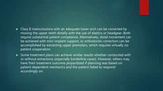 Extraction and non extraction (1) | PPTX