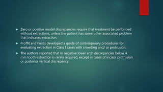Extraction and non extraction (1) | PPTX