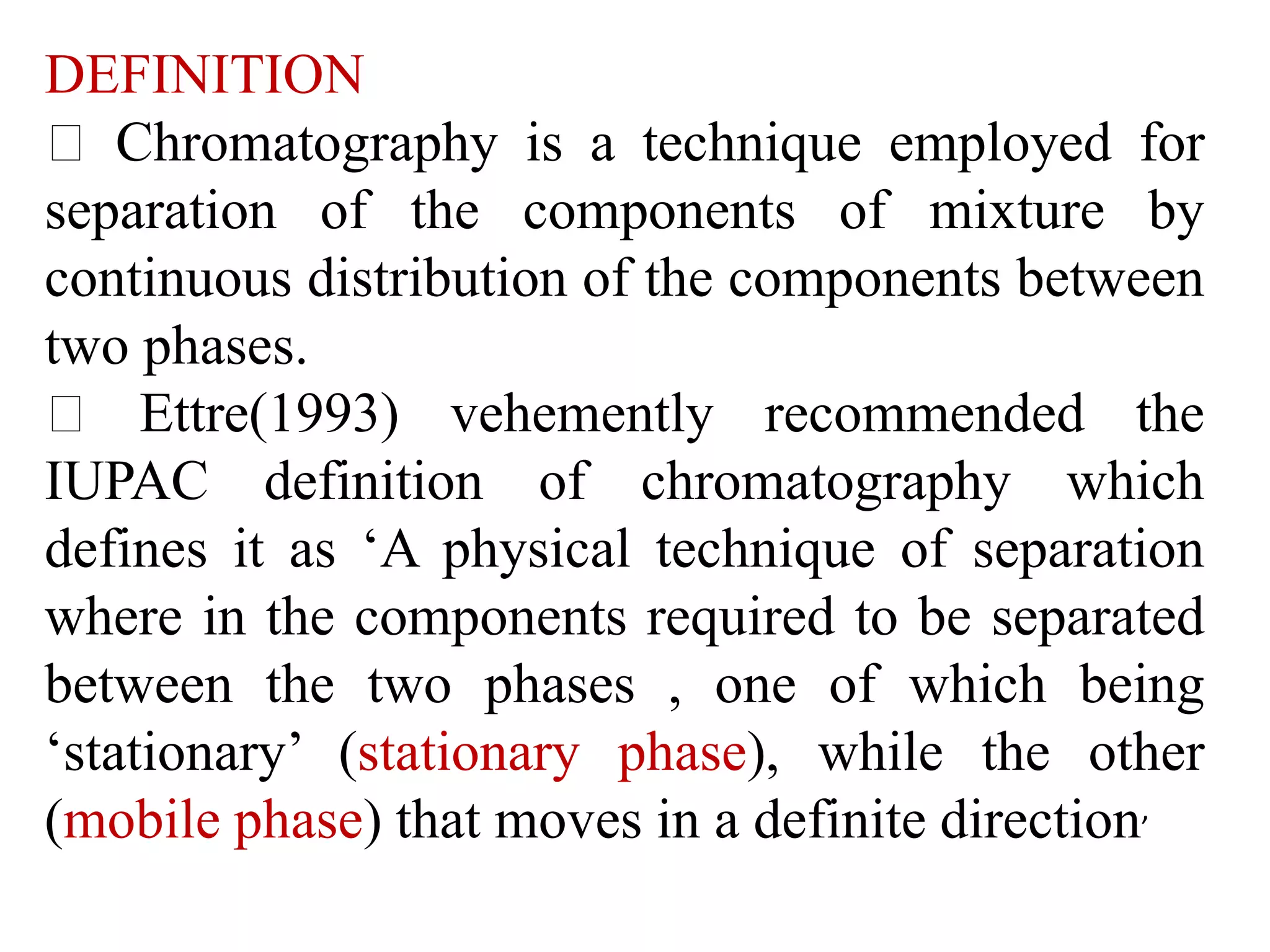 Extraction chromatography | PPT