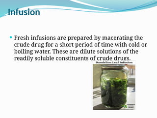 Extraction & Extraction techniques in Pharmacognosy | PPTX