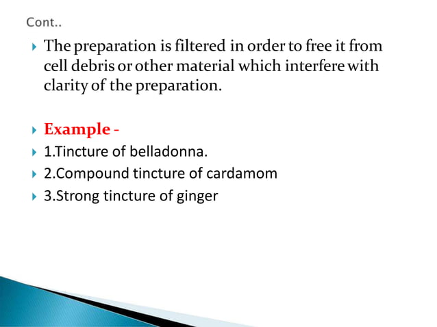 Extraction & galenicals | PPTX