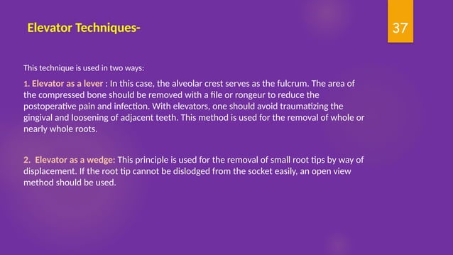 Extraction in pediatric dentistry........ | PPTX