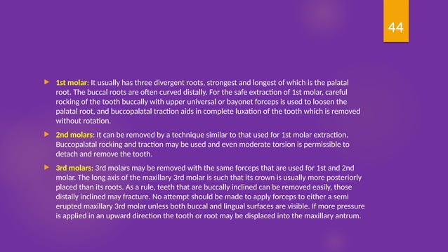 Extraction in pediatric dentistry........ | PPTX