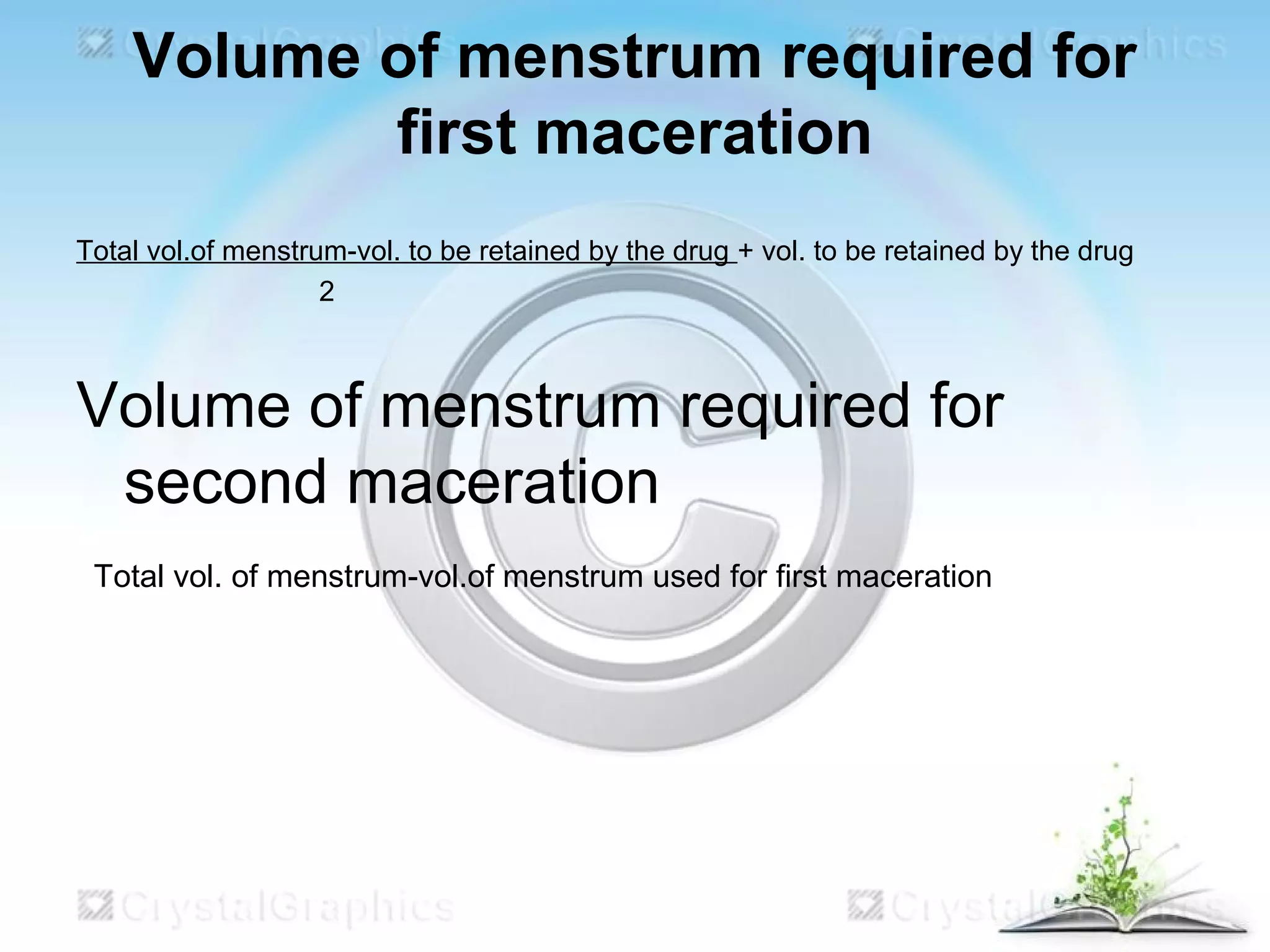 Extraction in pharmaceutics | PPT