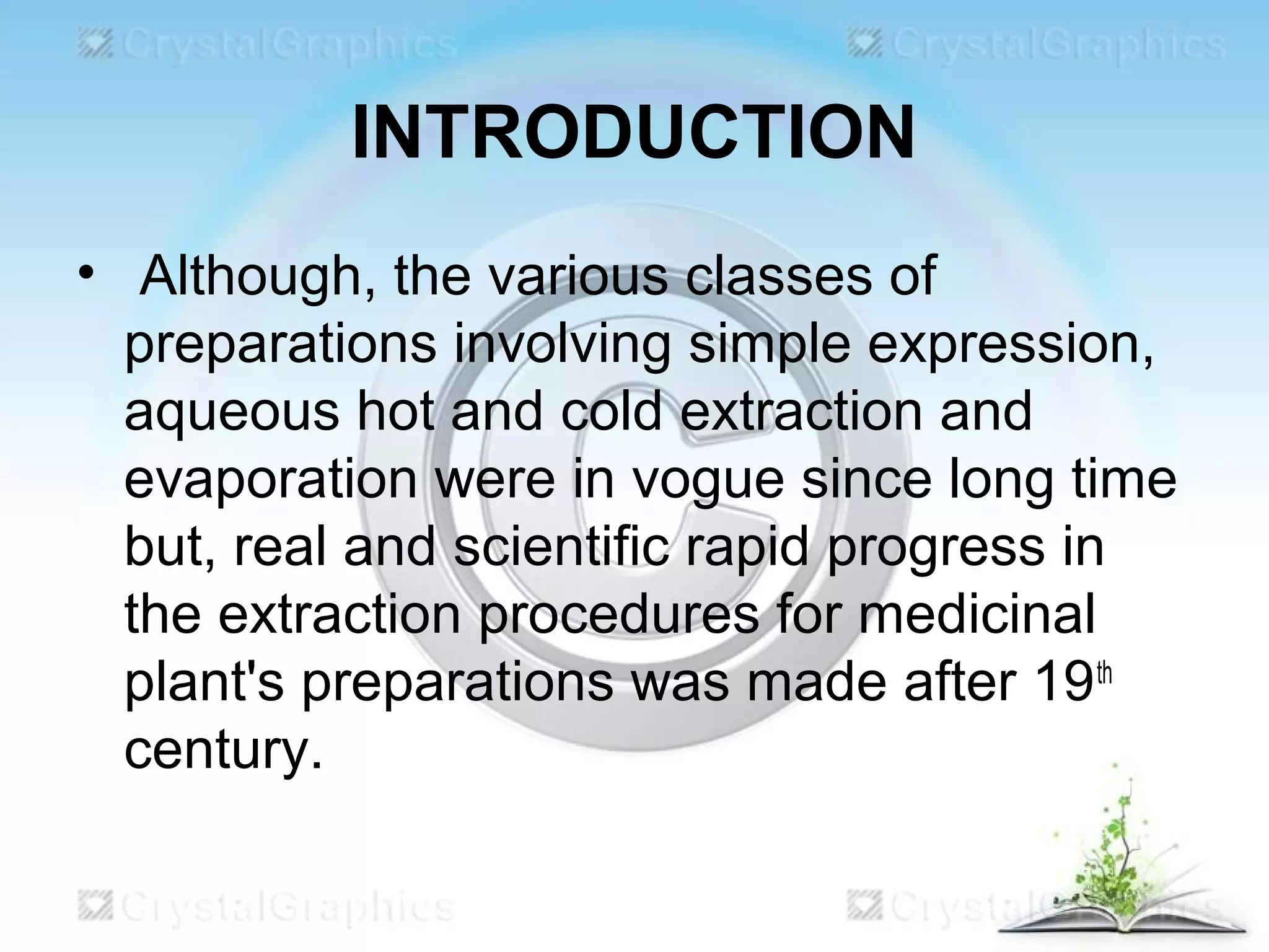 Extraction in pharmaceutics | PPT