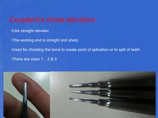 Extraction instruments | Dental surgery | by Dr.mohammad nameer | PPTX