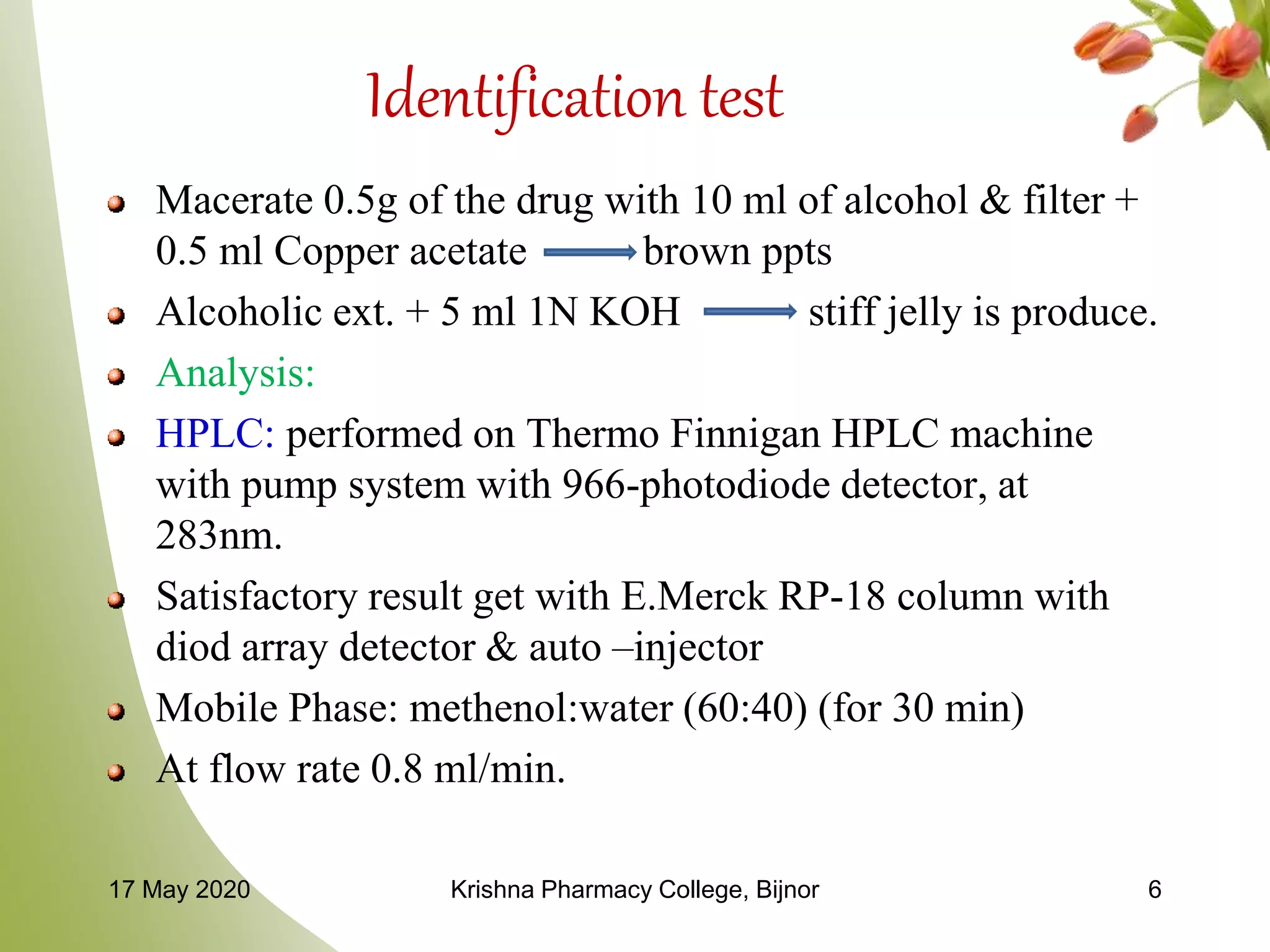 Extraction, isolation and structure elucidation of lignans ...
