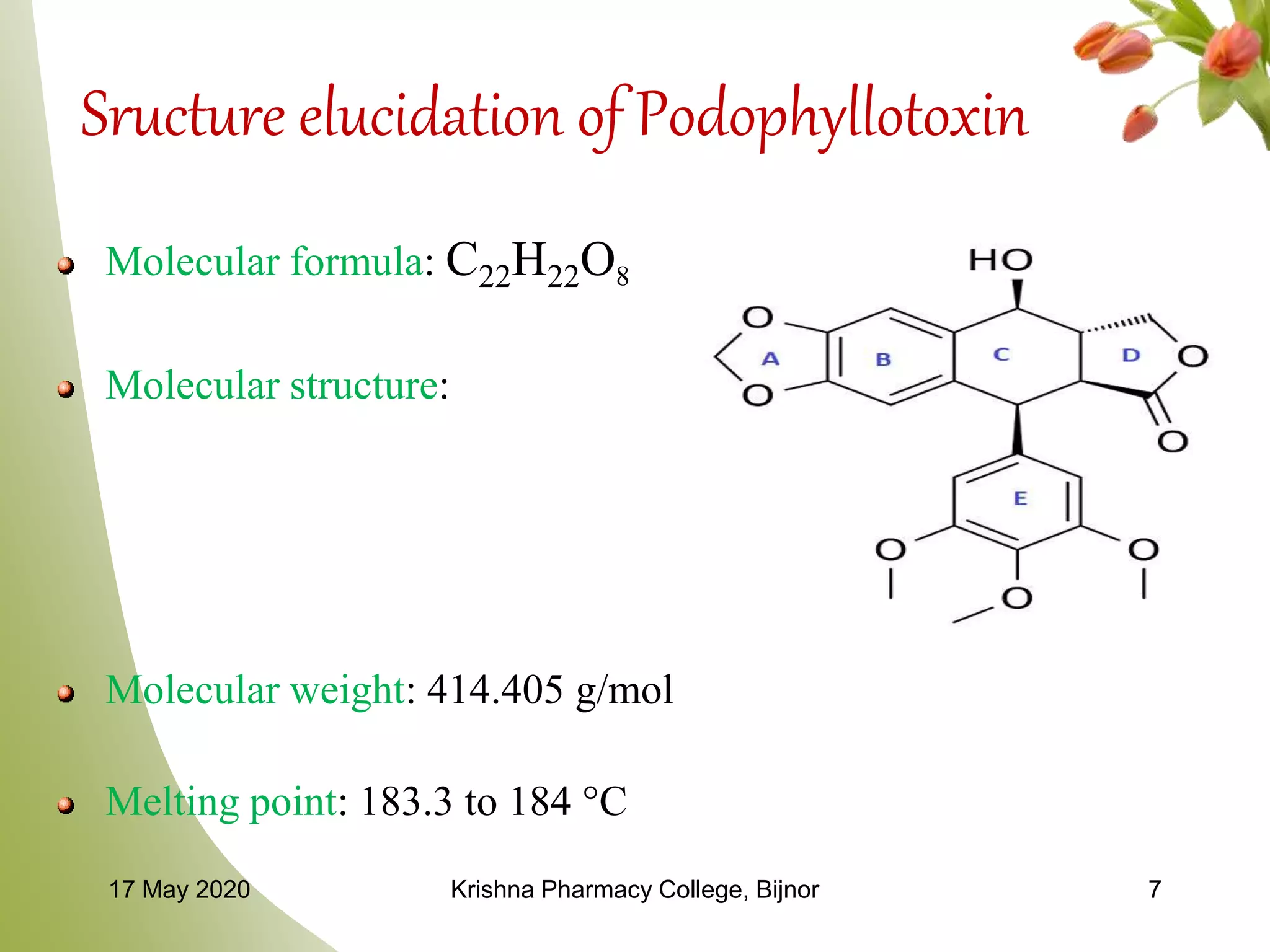 Extraction, isolation and structure elucidation of lignans ...