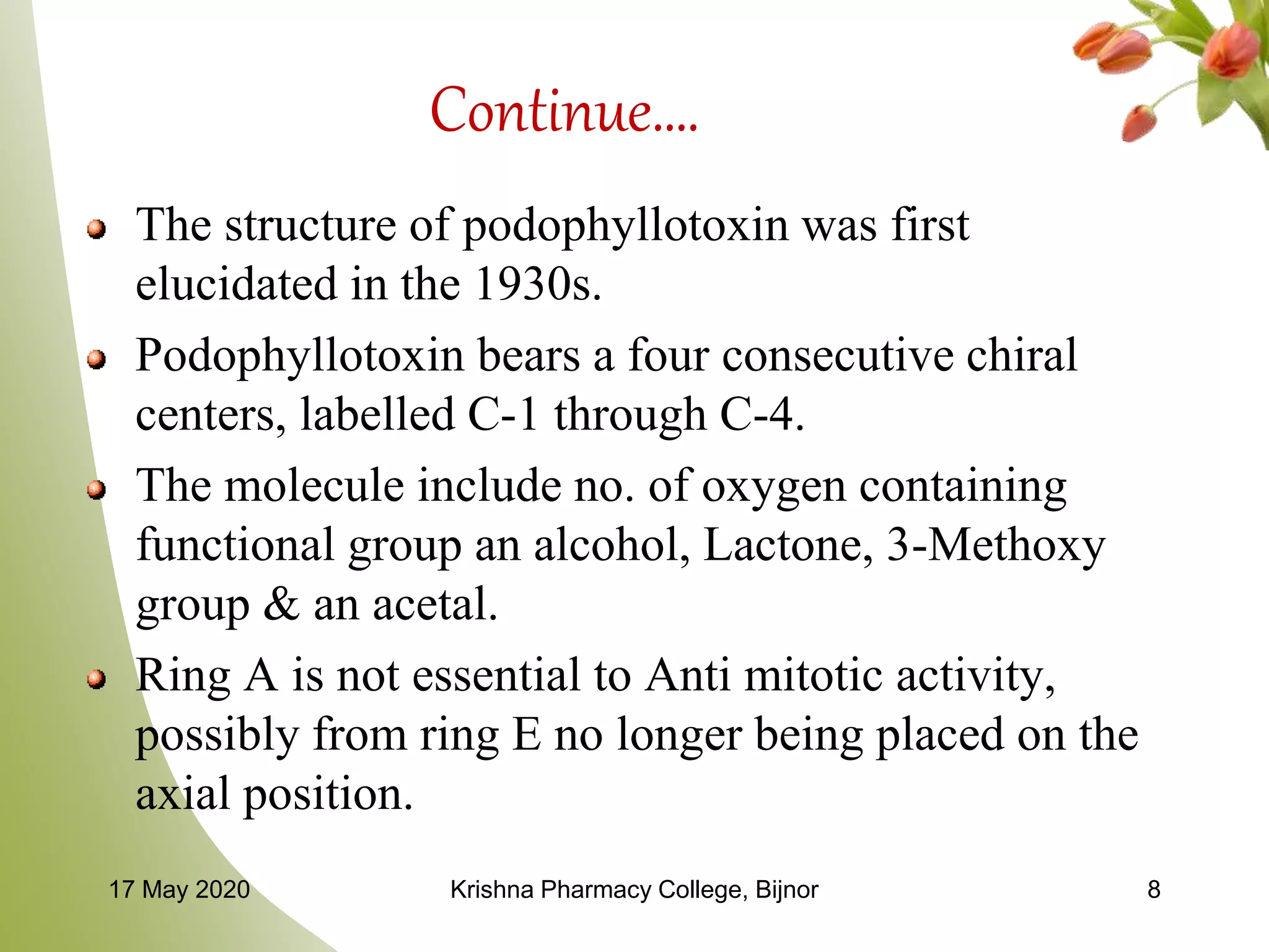 Extraction, isolation and structure elucidation of lignans ...