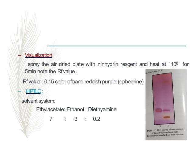 Extraction, isolation & estimation of ephedrine | PPTX