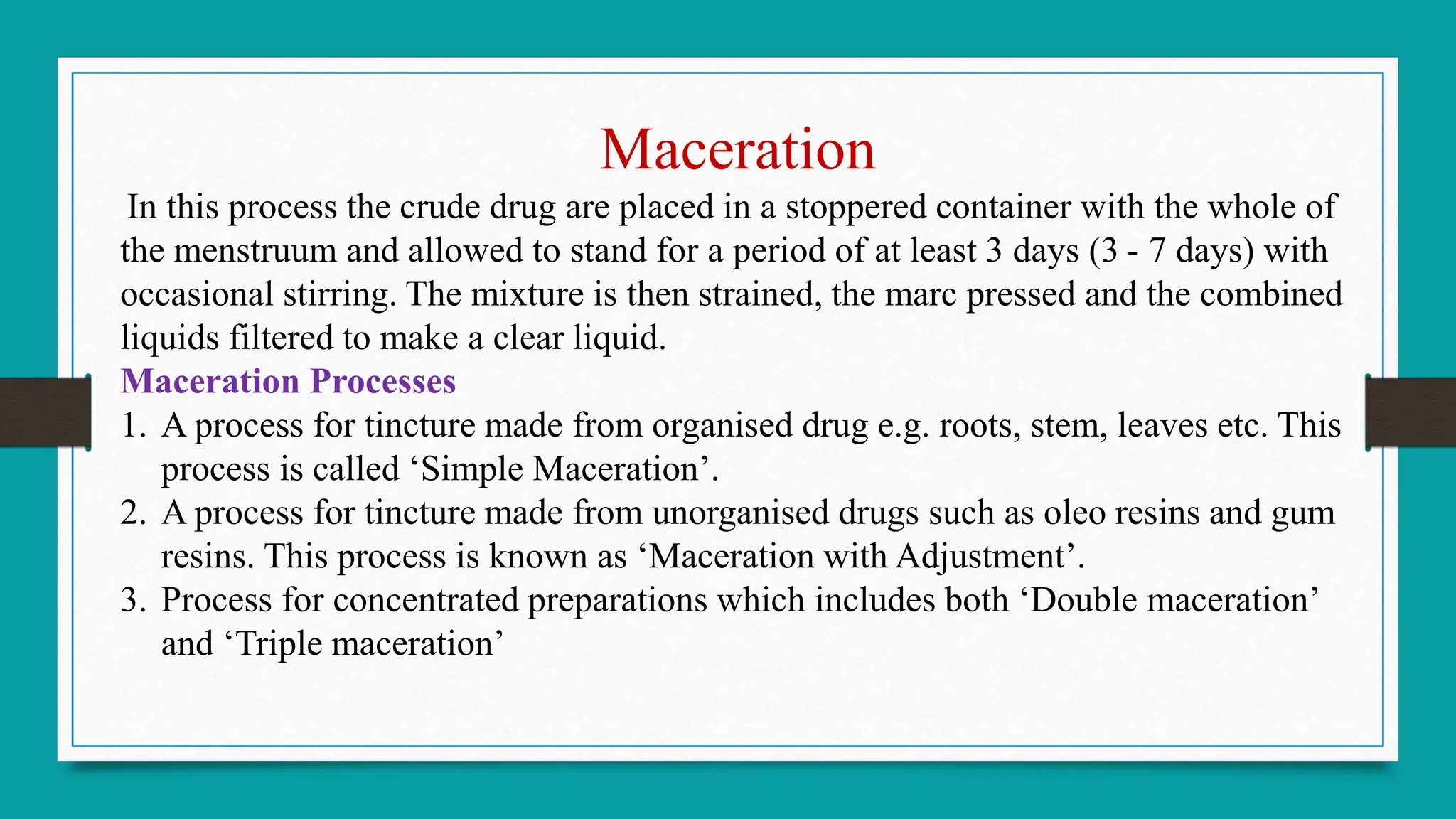 Extraction ksa maceratiom.pptxddddddddddddddd | PPT