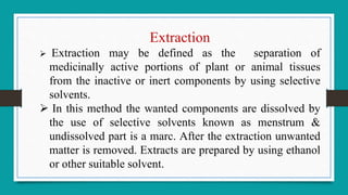 Extraction ksa maceratiom.pptxddddddddddddddd | PPT