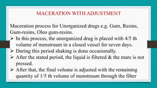 Extraction ksa maceratiom.pptxddddddddddddddd | PPT